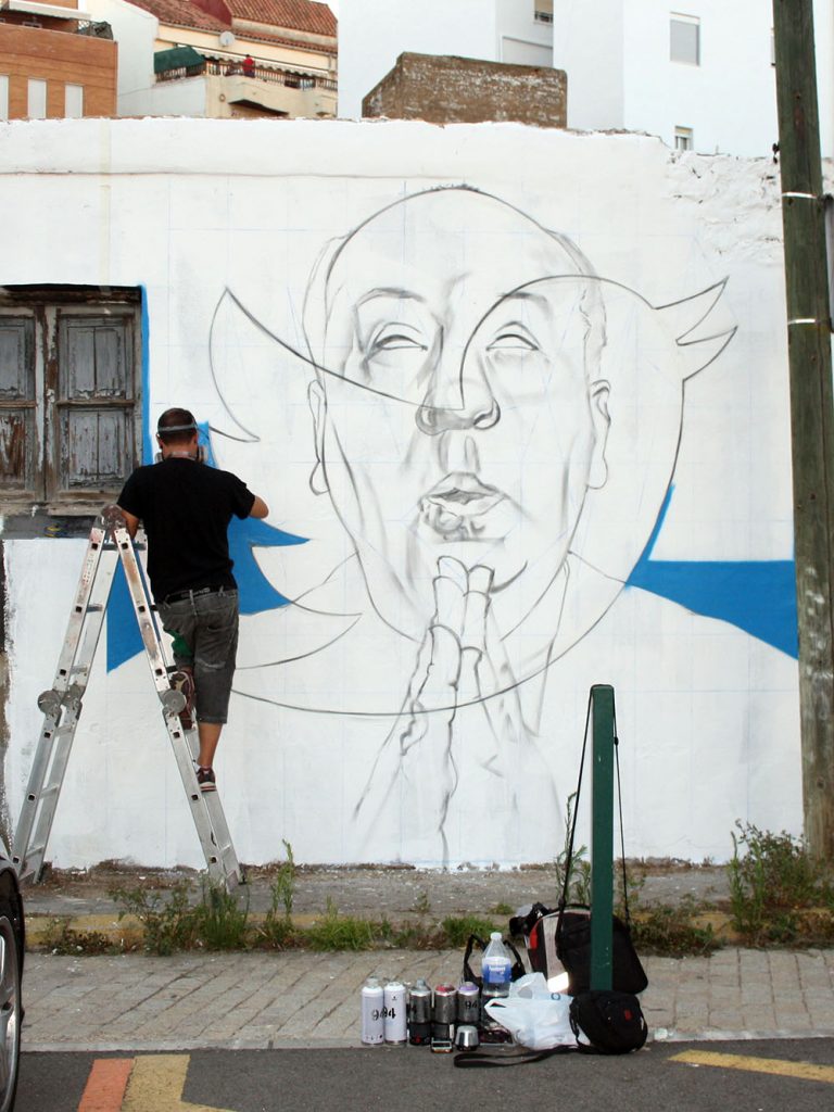 Street Art Interview Questions to artist MANOMATIC