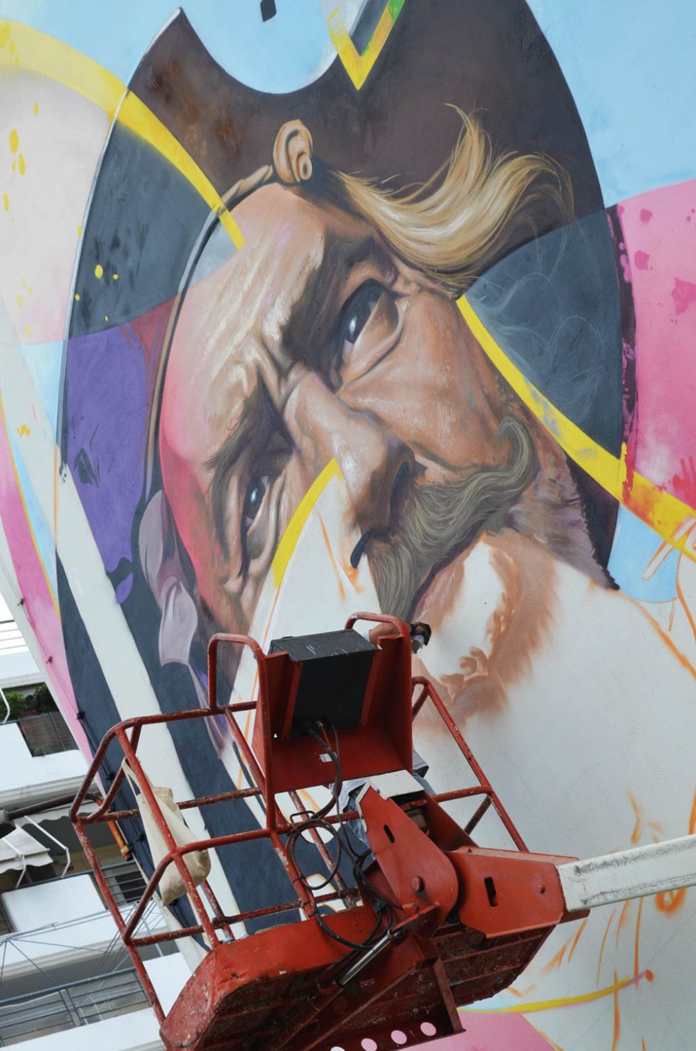 Change the Status Quo with Art? Quixote (5 days Mural)