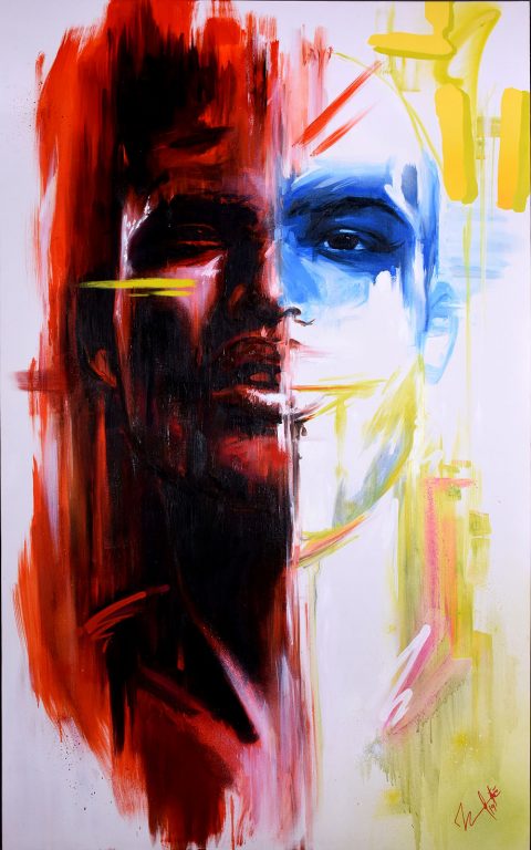 Urban art 2019 Series "Ortostatos" by Manomatic (7 canvas)