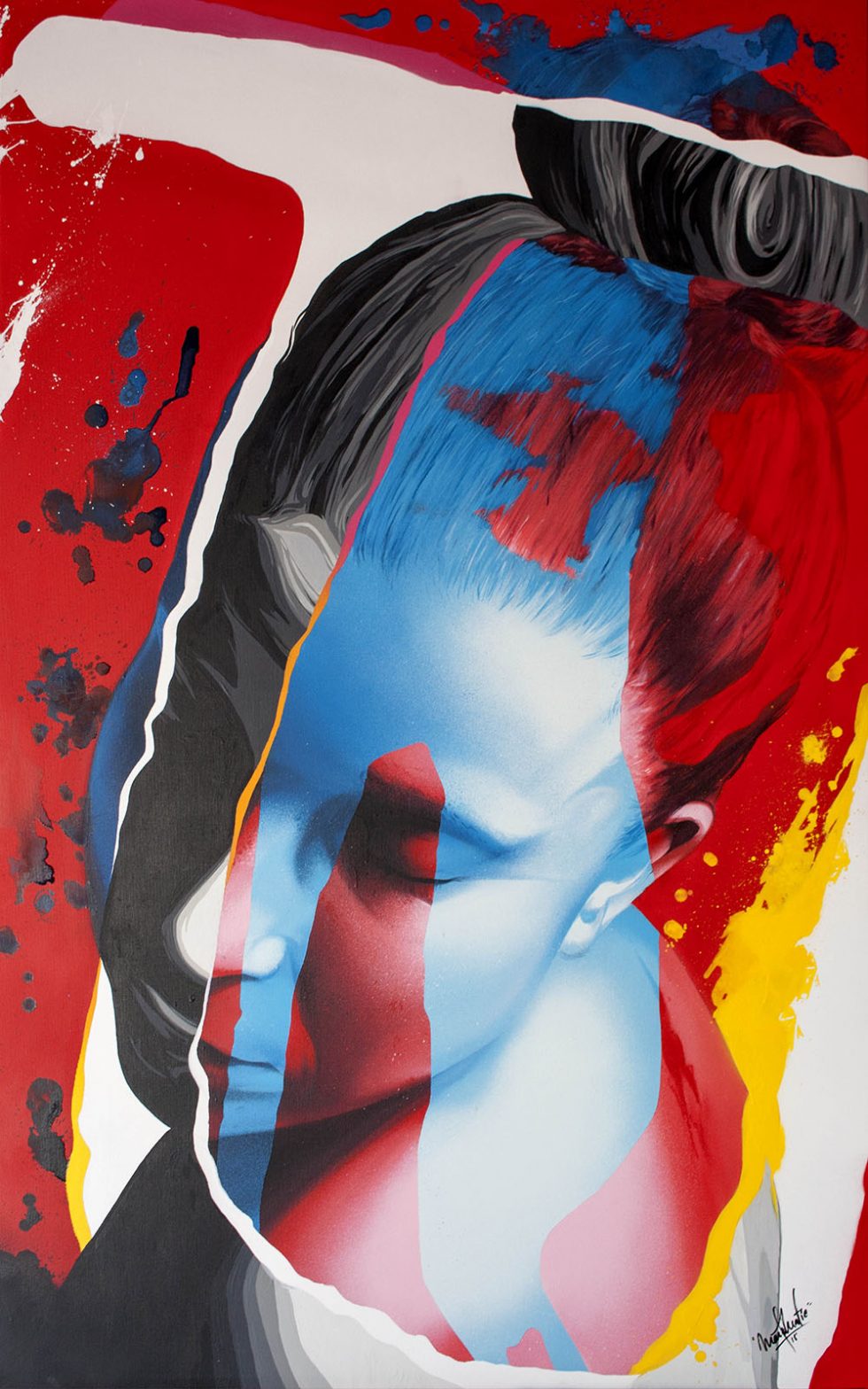 Urban art studio "SKHEMA" 8 paintings from Manomatic