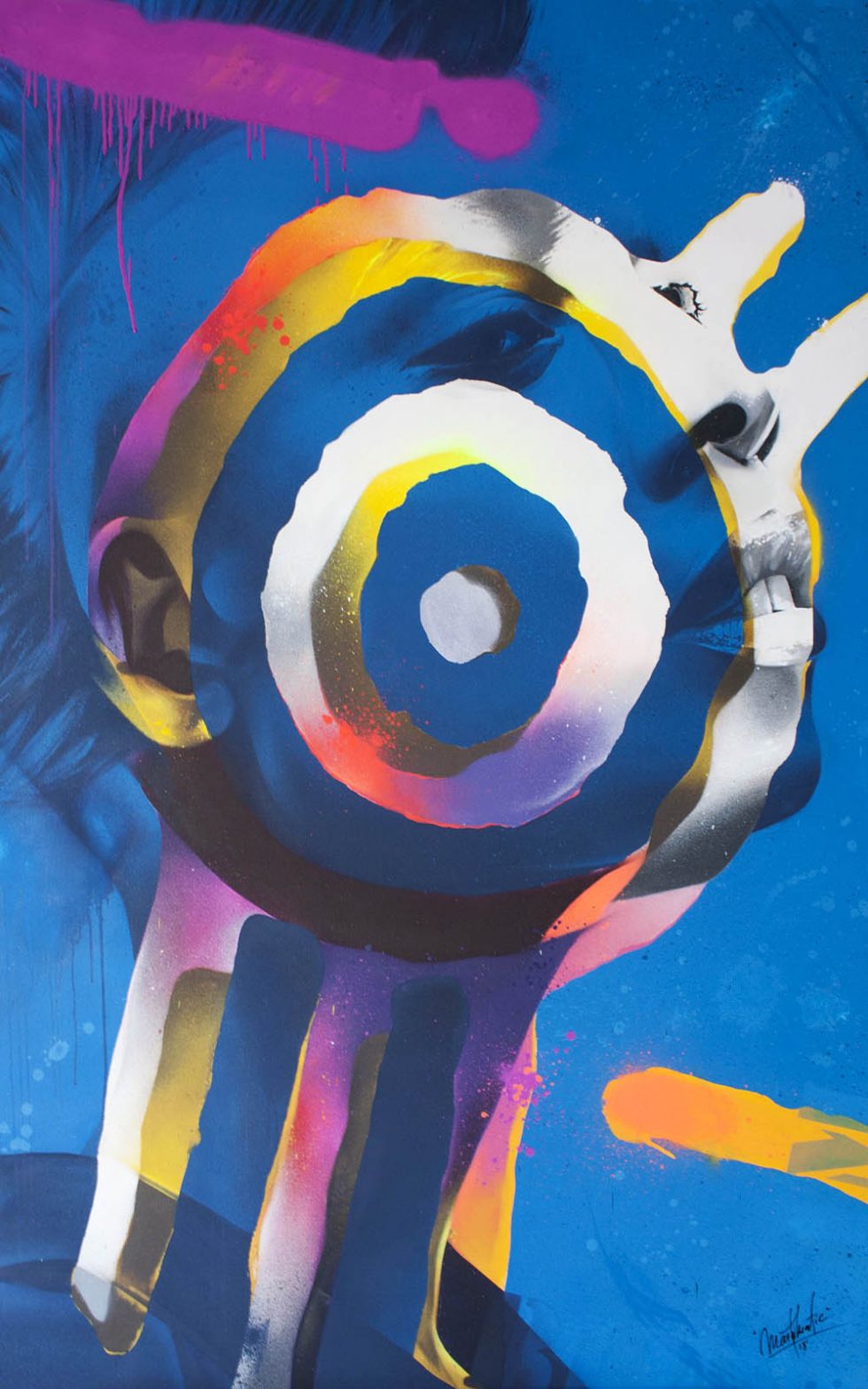 Urban art studio "SKHEMA" 8 paintings from Manomatic