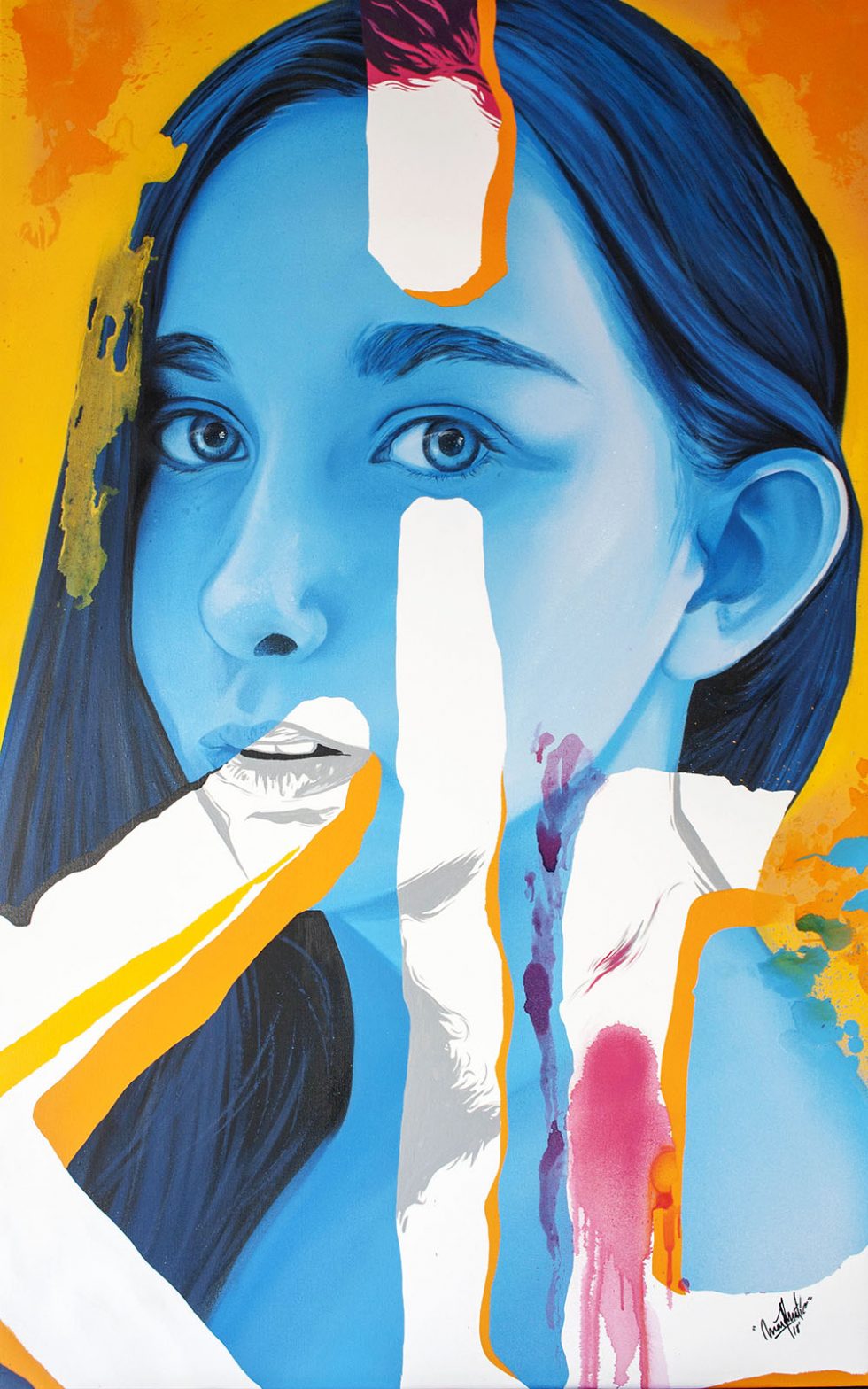 Urban art studio "SKHEMA" 8 paintings from Manomatic