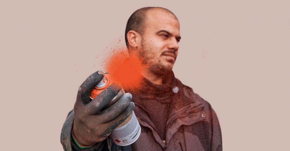 Street Art Hyperrealism - MANOMATIC urban artist - murals paintings